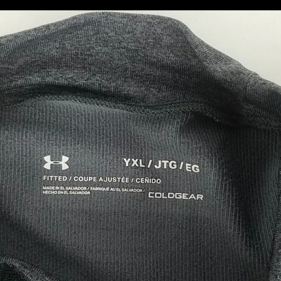 Under Armour | Shirts & Tops | Under Armour Size Yxl Shirt Gray ...